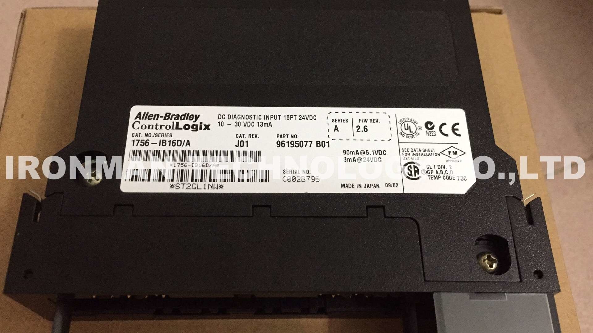 1756-IB16D / A Allen Bradley Modul Input Diagnostik ControlLogix AB